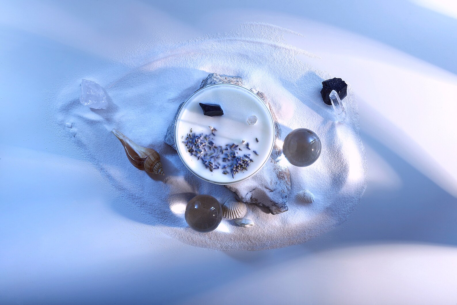 Set Your Heart&intention on Fire: Scented Crystal Candles Based on Your ...