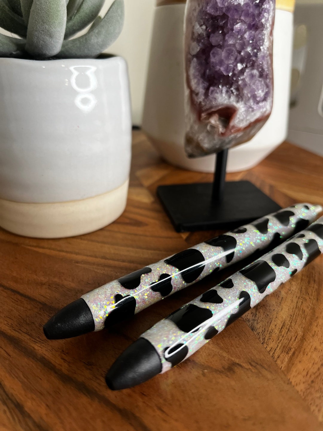 Cow Print Inkjoy Pen, Inspired, Cow Print, Farm, Cute Pen, Gel Pen ...