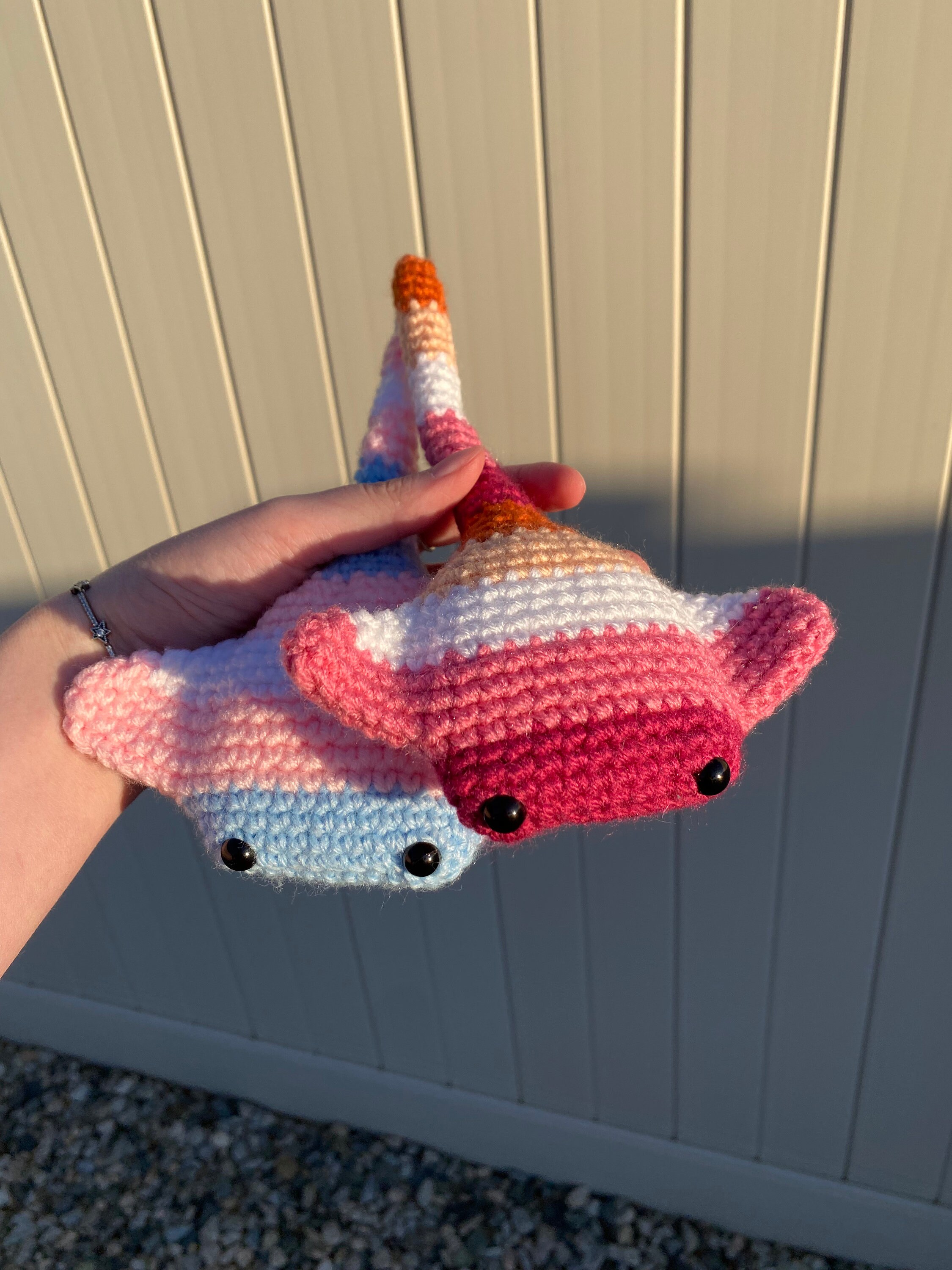 Custom Crochet Amigurumi Stingrays LGBTQ Pride Made to | Etsy