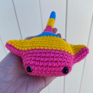 Custom Crochet Amigurumi Stingrays, LGBTQ+ Pride, Made to Order - Etsy