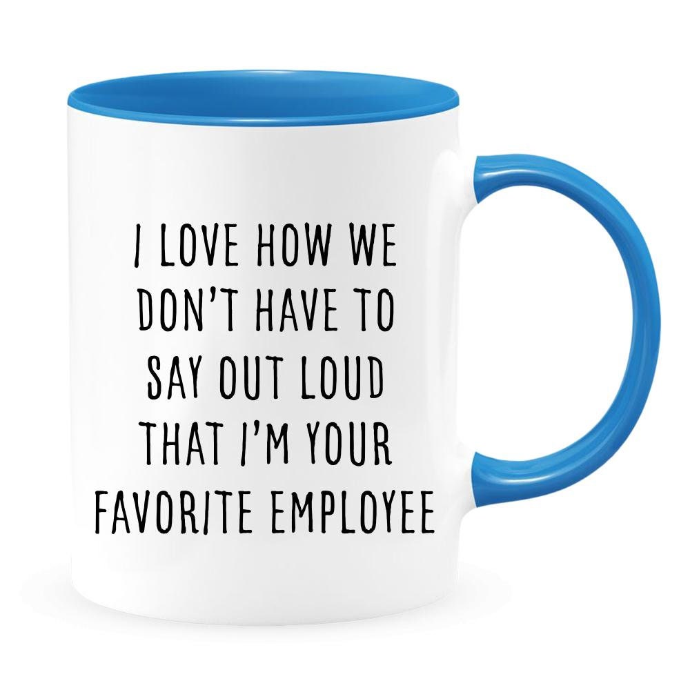 Favorite Employee Mug Premium Quality Funny Coffee Mug for - Etsy UK