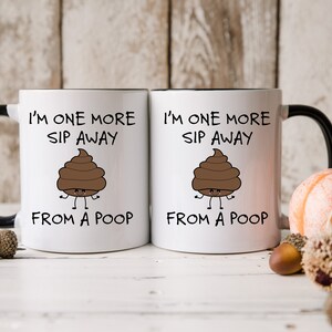 Farts Mug, Poop Mug, Cute Funny Mug, Moms Poop Mug, Time to Poop Coffee ...