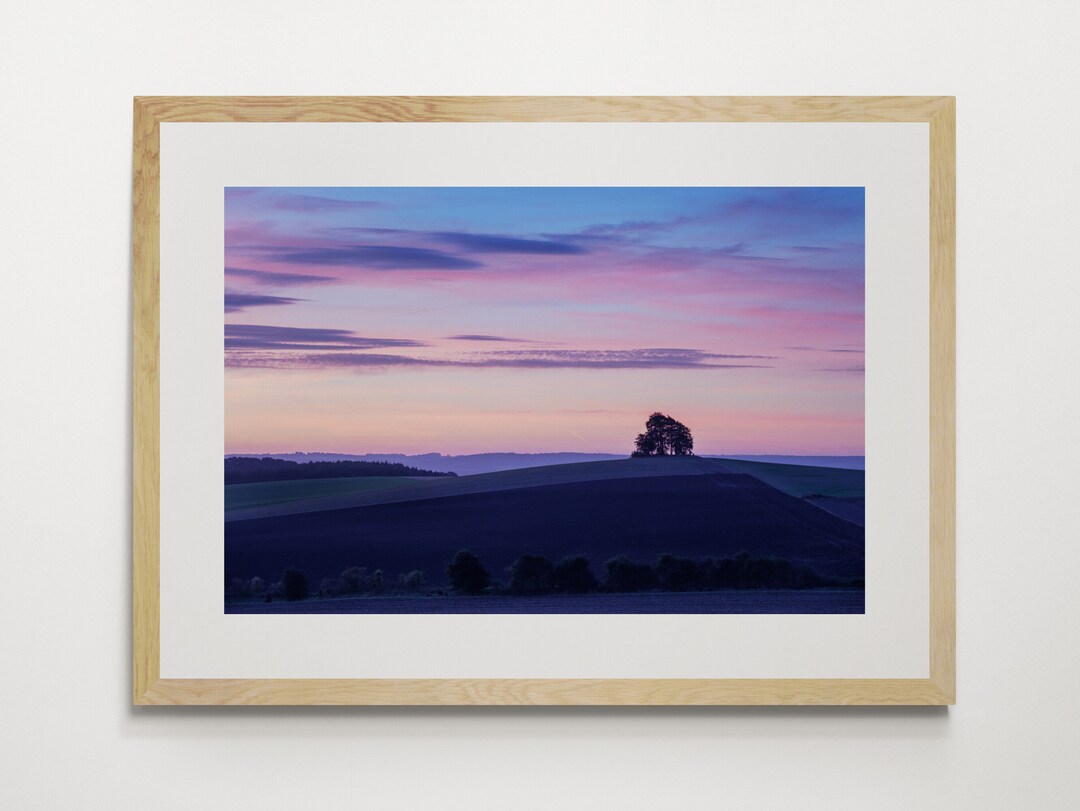 Sunrise Landscape Photography Print: Brightwell Barrow Nature Wall Art ...