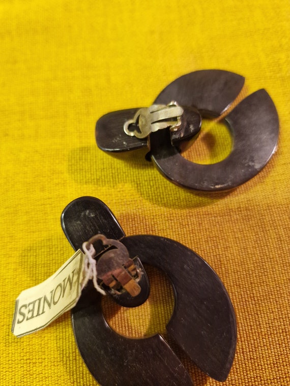 Vintage MONIES ear clips by Gerda Lynggaard-Denmark. … - Gem