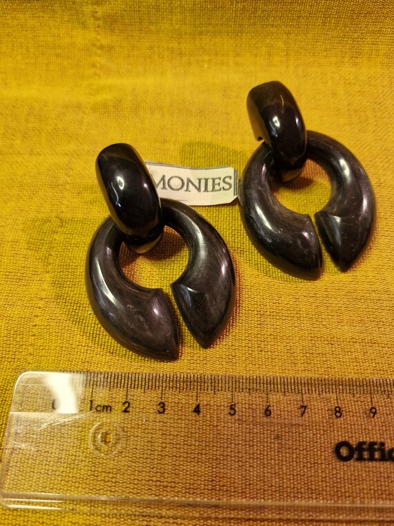 Vintage MONIES ear clips by Gerda Lynggaard-Denmark. … - Gem