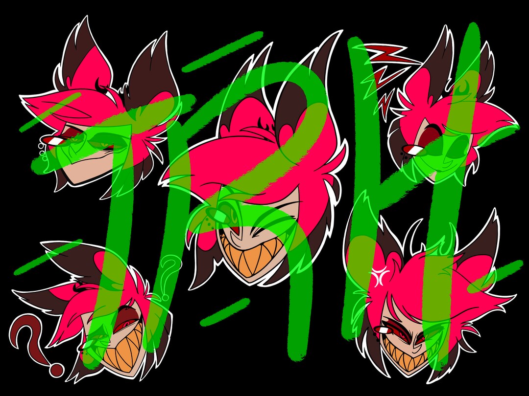 Alastor Emote Pack - Etsy