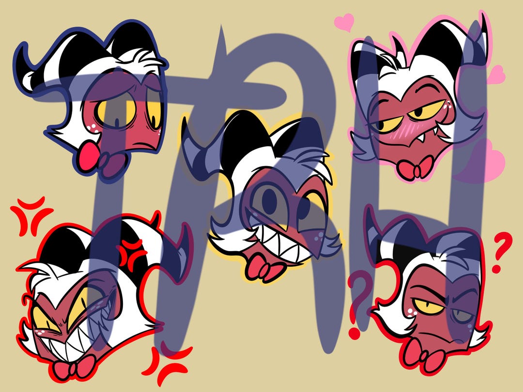 Moxxie Emote Pack - Etsy