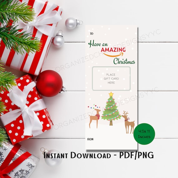 Christmas Gift Card Design
