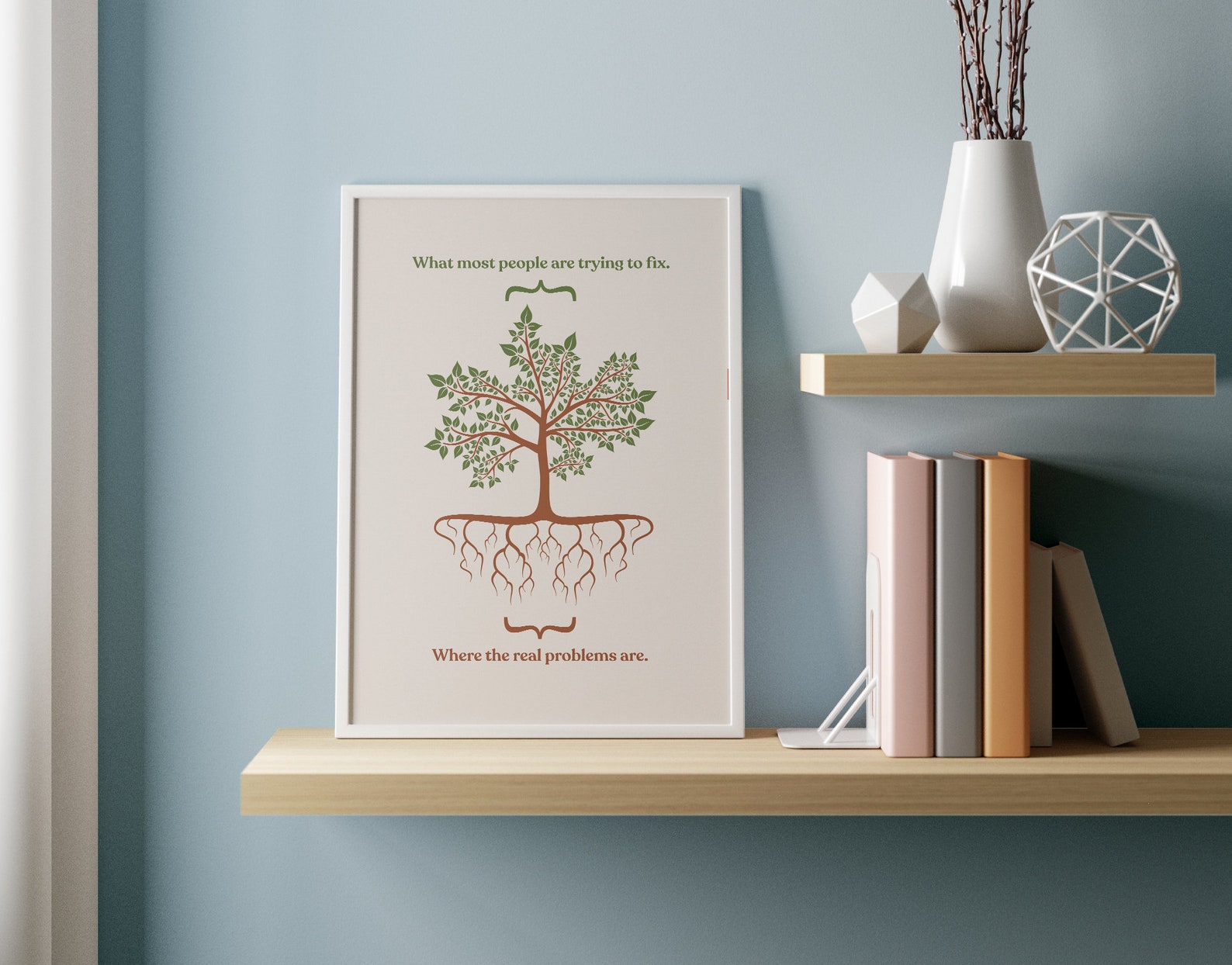 The Root of Problems Therapy Office Decor Psychologist - Etsy