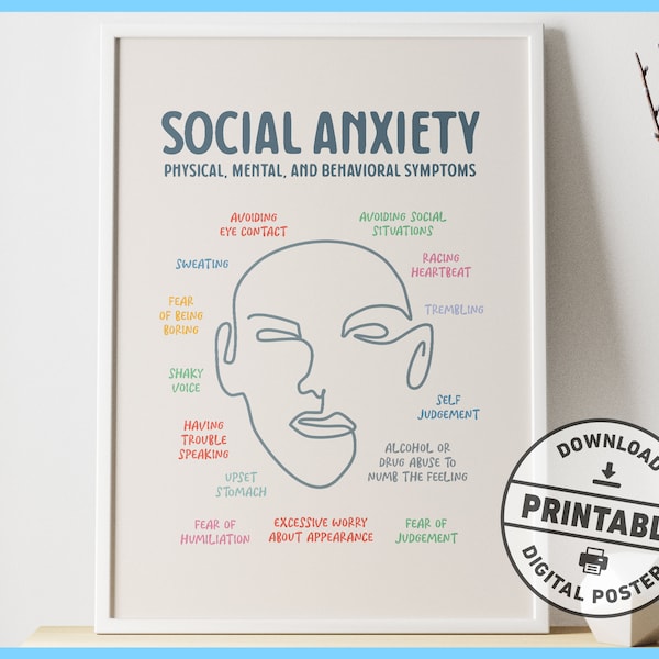 Social Anxiety - Etsy