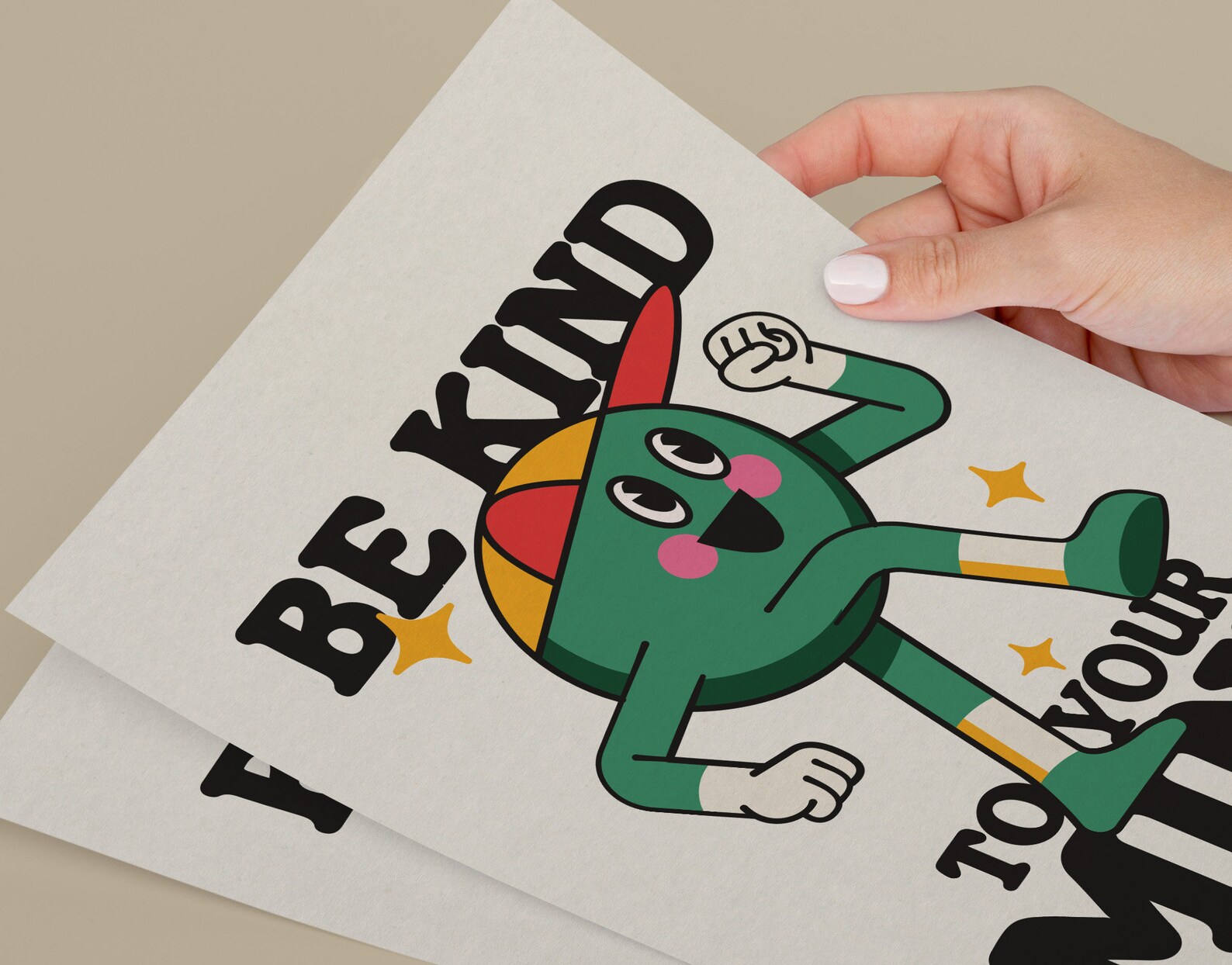 Be Kind to Your Mind, Mental Health Retro Print, Counseling Office ...