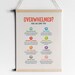 Overwhelmed Tips Printable Poster Therapy Office Decor - Etsy