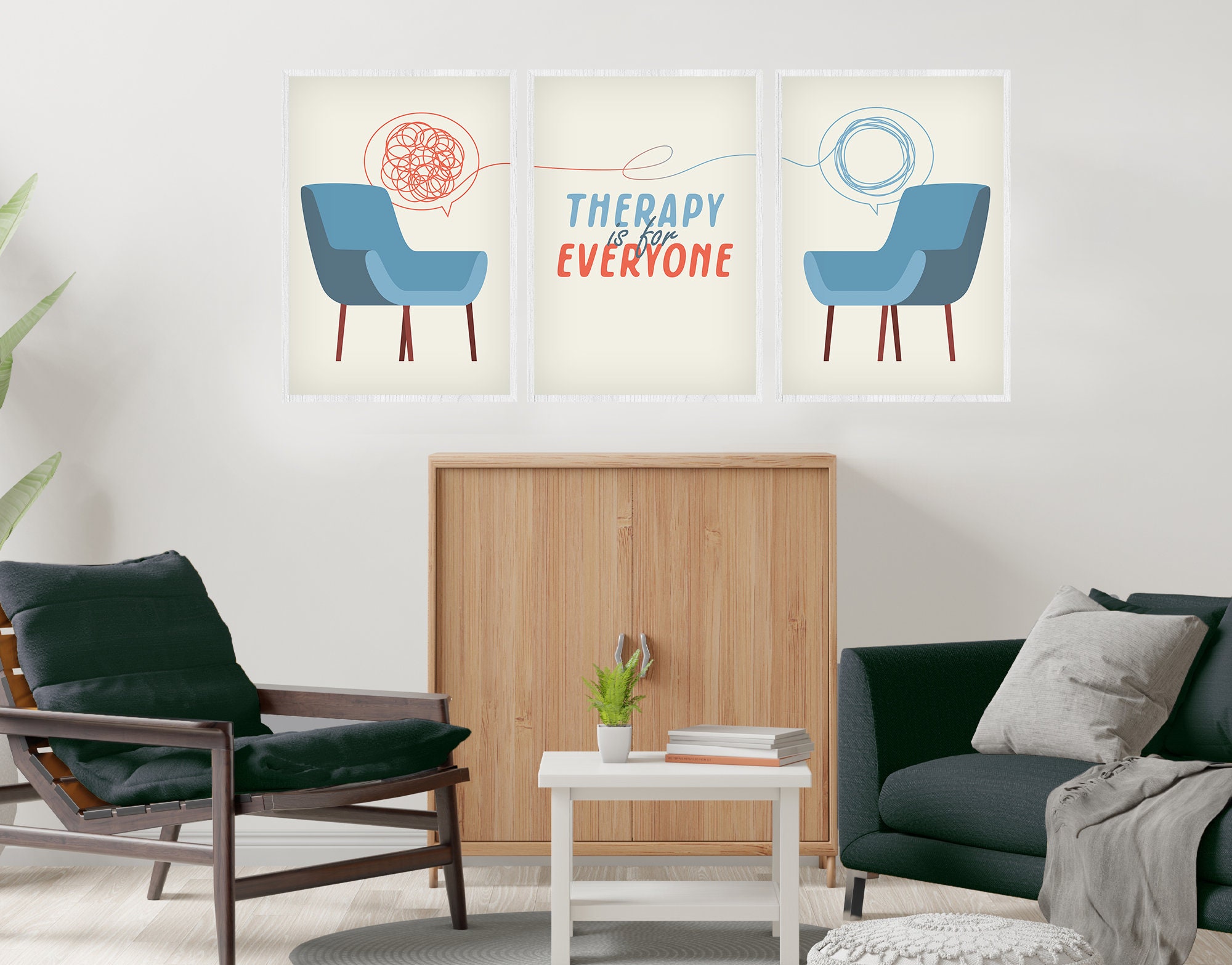 Therapy Office Decor Printable Poster Therapy is for | Etsy
