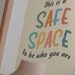 Safe Space Printable Poster Mental Health Therapy - Etsy