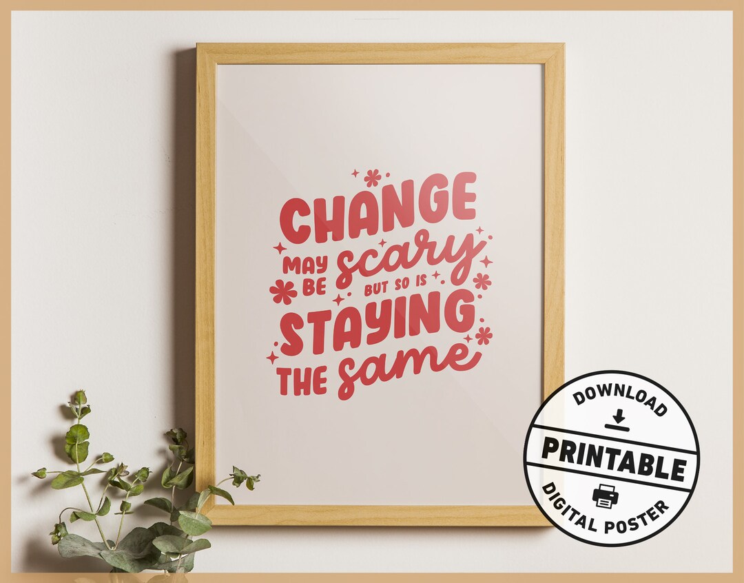 Trendy Mental Health Motivational Quote Printable Aesthetic Wall Art ...