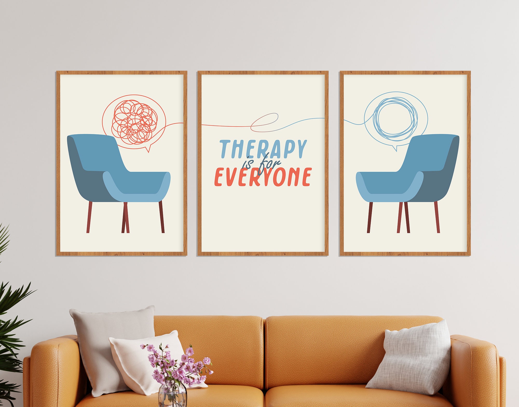 Therapy Office Decor Printable Poster Therapy is for | Etsy