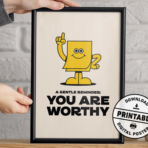 You Are Worthy - Etsy