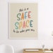 Safe Space Printable Poster Mental Health Therapy - Etsy