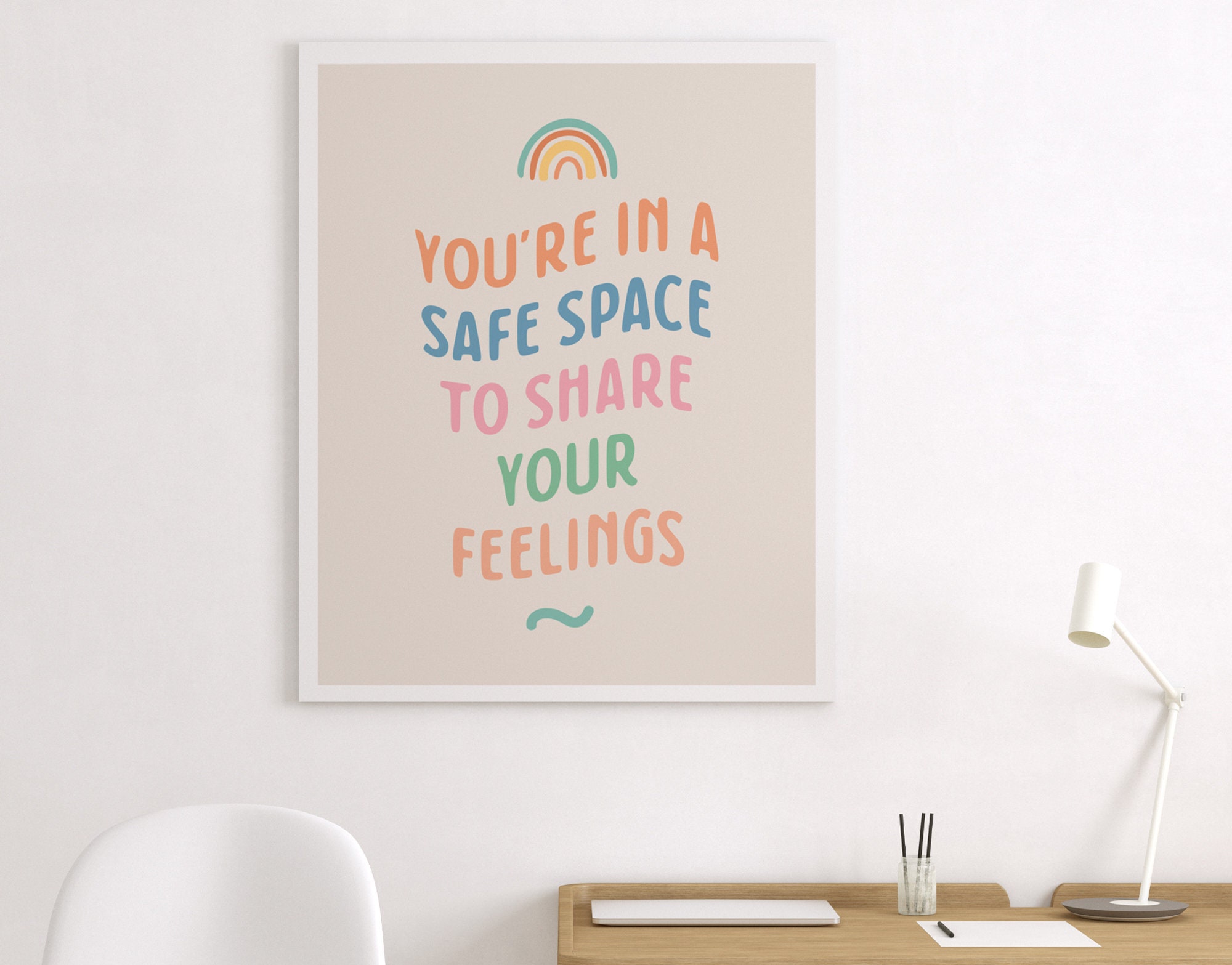 Safe Space Printable Poster Mental Health Therapy - Etsy