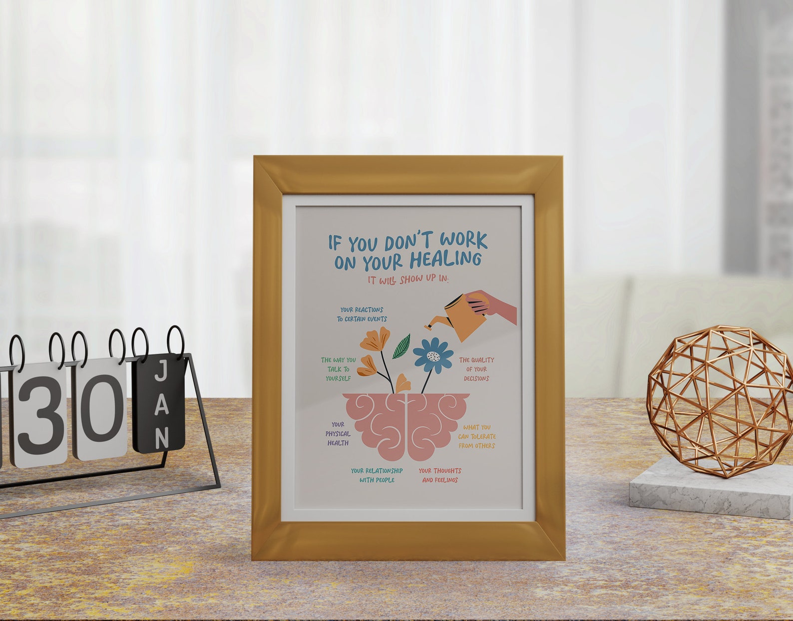 If You Don't Work on Your Healing Therapy Office Decor - Etsy