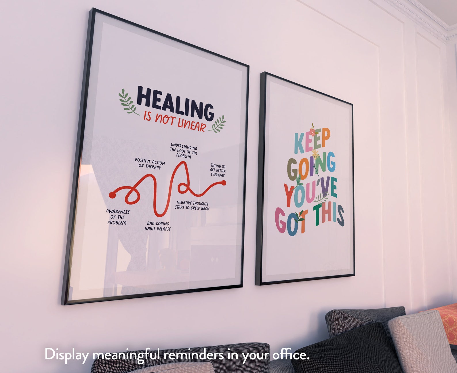 Therapy Office Decor Set of 15 Prints Mental Health - Etsy