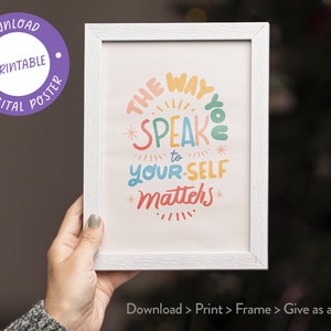 The Way You Speak to Yourself Matters, Positive Self Talk, Therapy ...