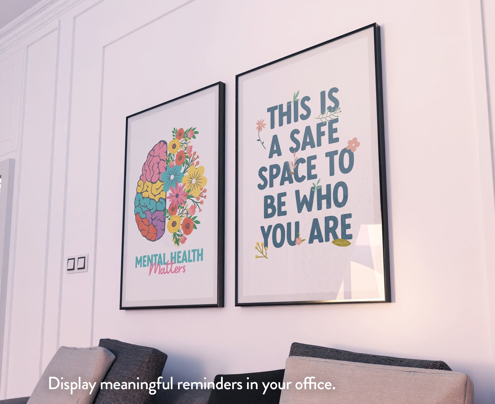 Therapy Office Decor Set of 15 Prints Mental Health - Etsy