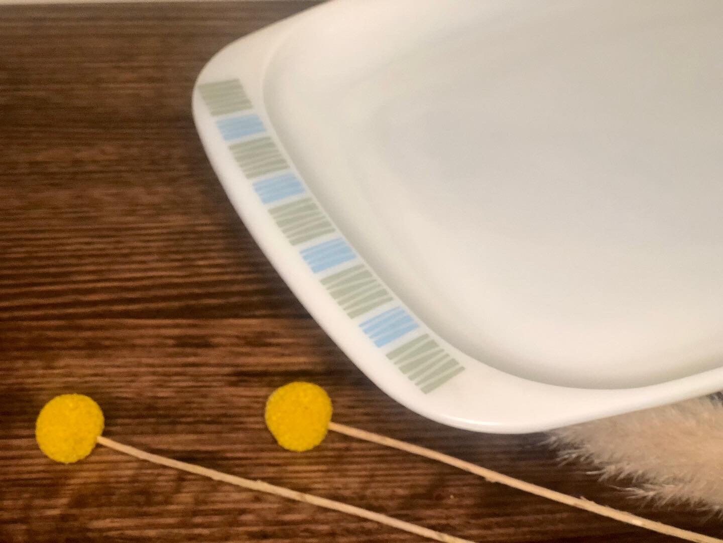 Vintage Plate JAJ Milk Glass Rectangular Platter - Etsy Australia