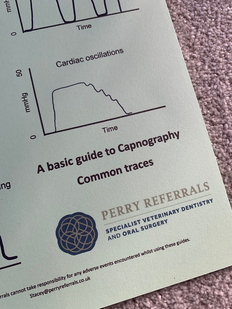 Veterinary Capnography Guides - Etsy