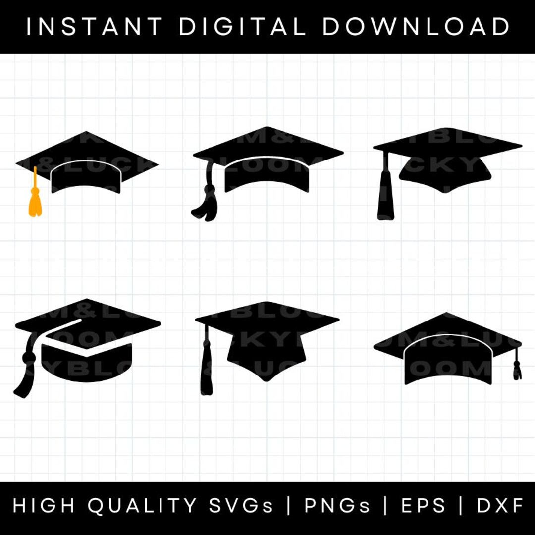 Graduation Cap Svgs Graduation Cap SVG Cut Files for Cricut Graduation ...