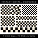 Checkers Clipart SVG Bundle Checkers Pattern Png & SVG Cut Files for ...