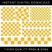 Checkers Clipart SVG Bundle Checkers Pattern Png & SVG Cut Files for ...