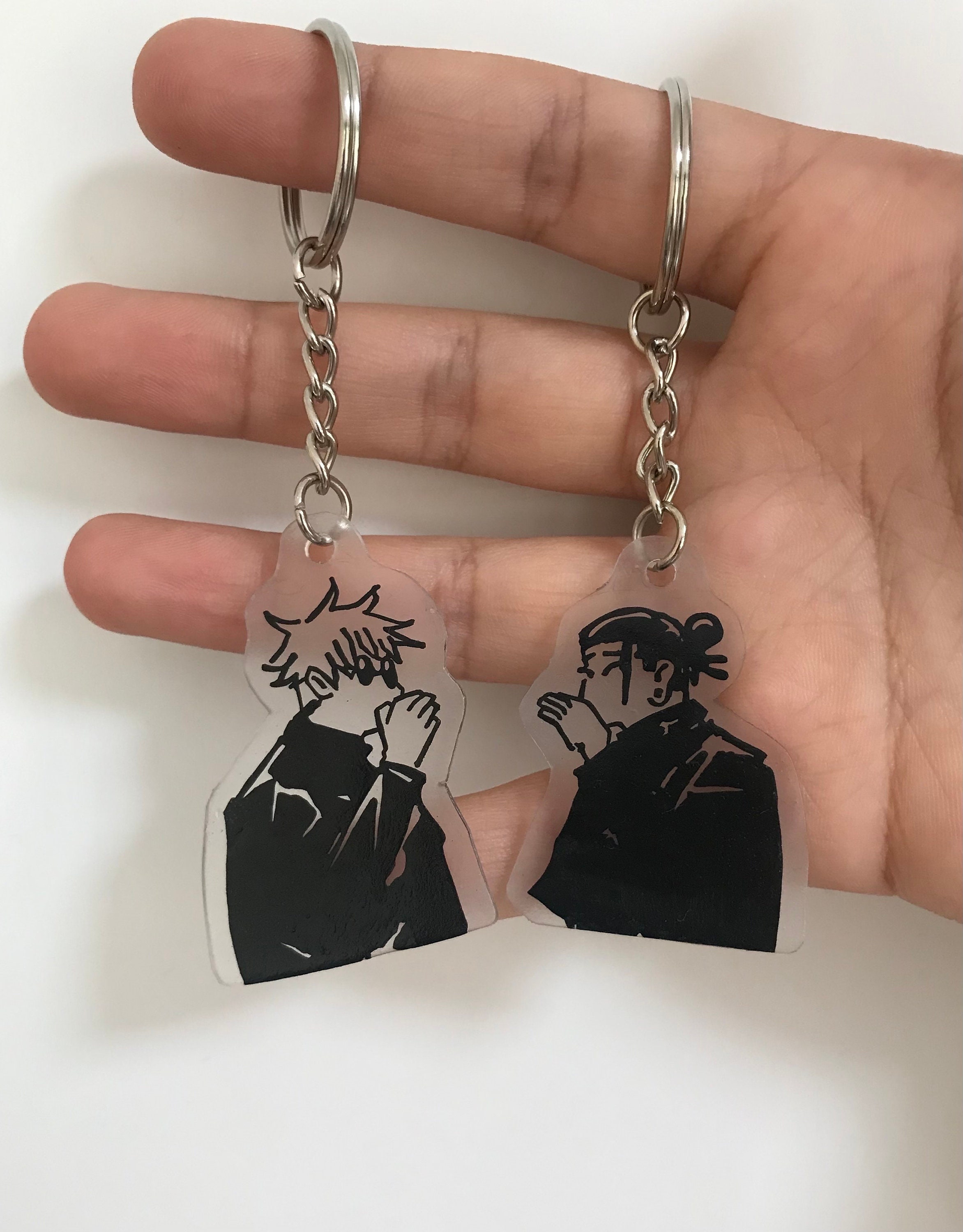 Handmade Jujutsu Kaisen Plastic Keychain - Etsy