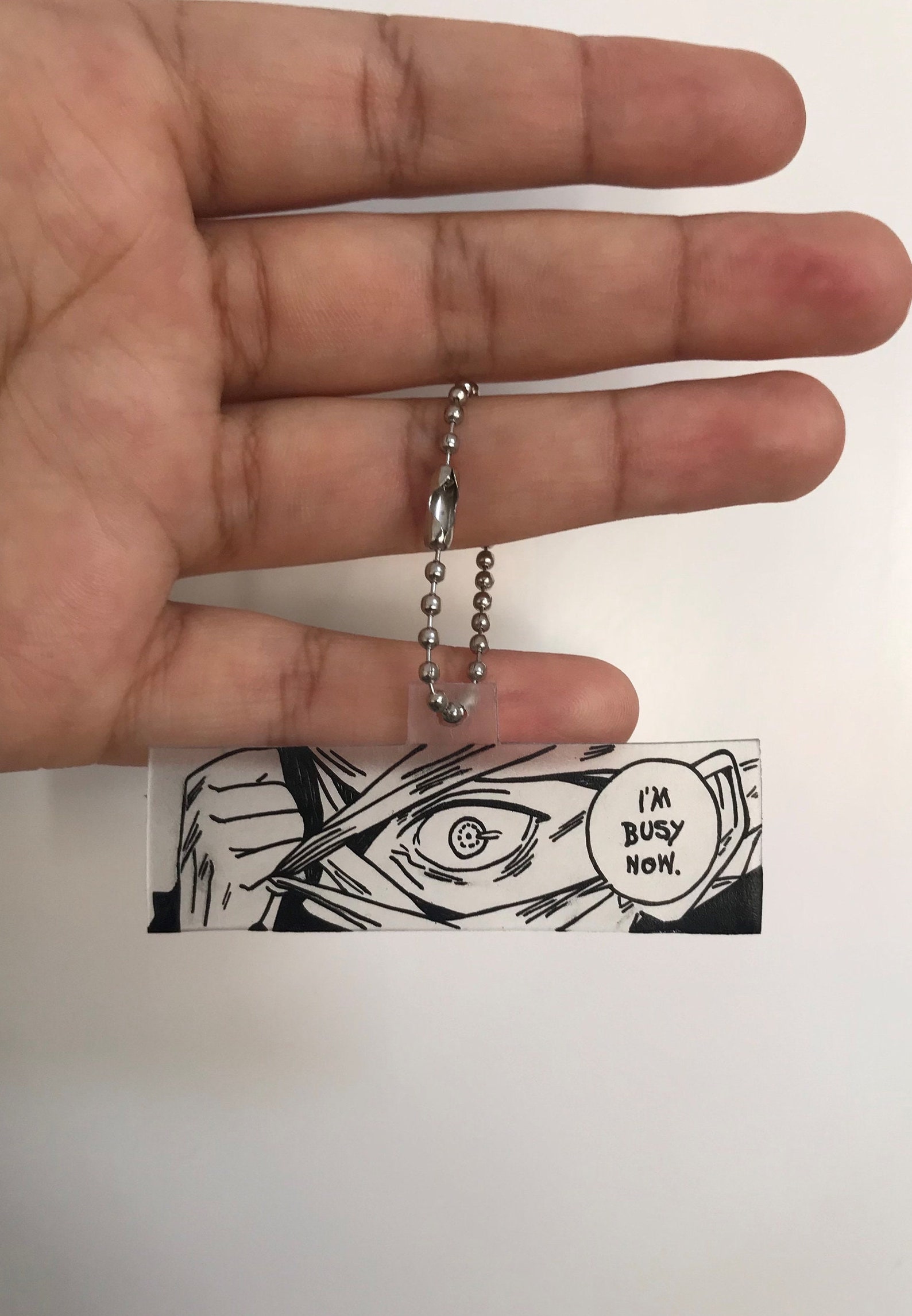 Handmade Jujutsu Kaisen Plastic Keychain - Etsy