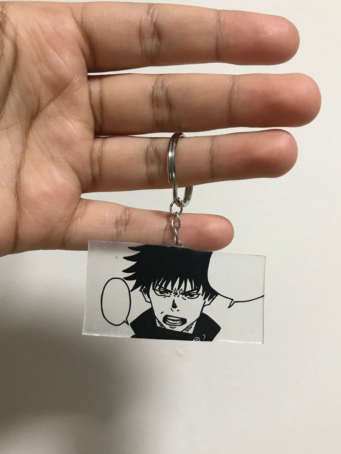 Handmade Jujutsu Kaisen Plastic Keychain - Etsy