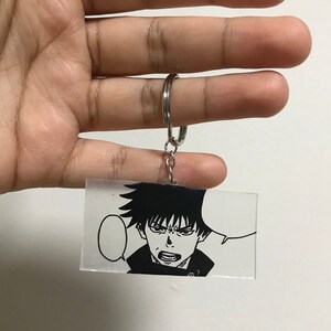 Handmade Jujutsu Kaisen Plastic Keychain - Etsy