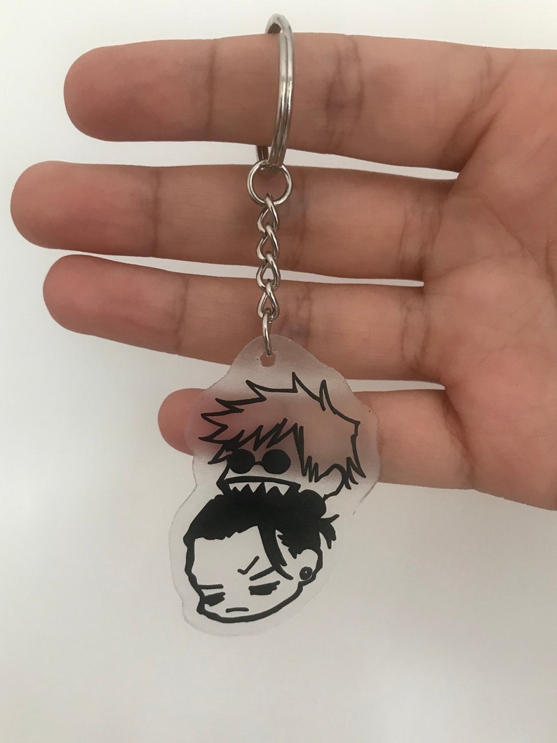 Handmade Jujutsu Kaisen Plastic Keychain - Etsy