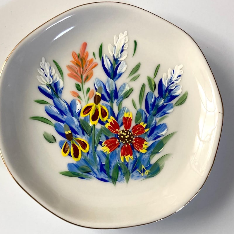 Bluebonnets Tray - Etsy