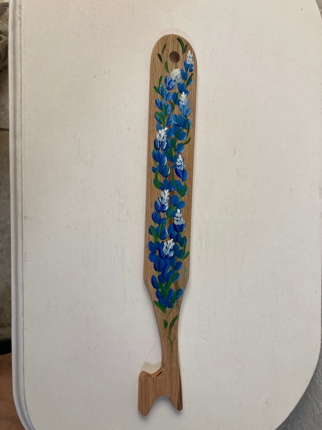 Oven Push Pull Tool With Hand Painted Texas Bluebonnets - Etsy