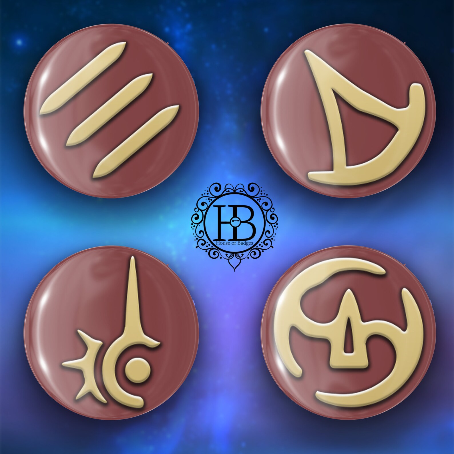 Final Fantasy XIV / 14 Inspired Job Badges / FFXIV Jobs / | Etsy