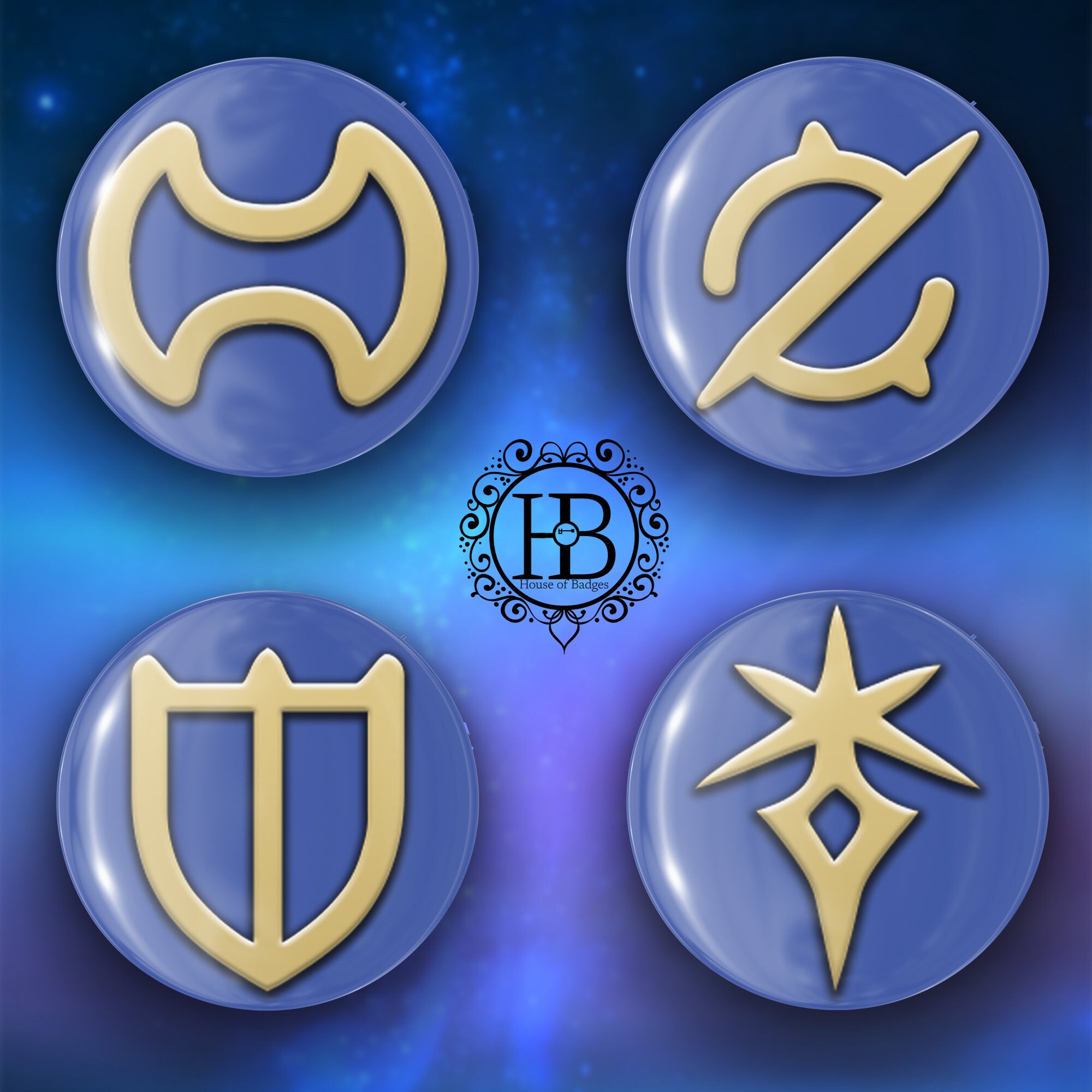 Final Fantasy XIV / 14 Inspired Job Badges / FFXIV Jobs / | Etsy