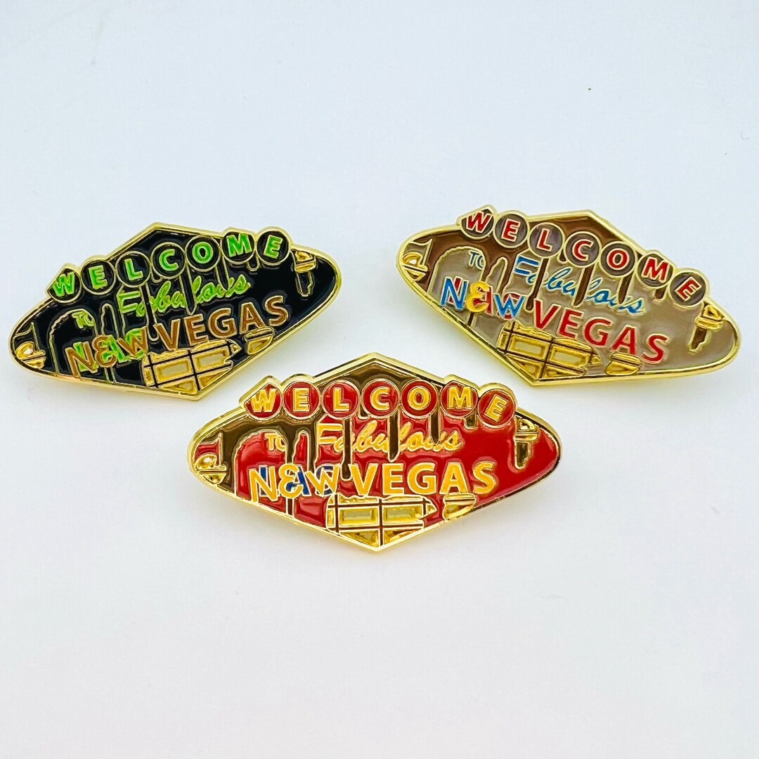 Fallout New Vegas Welcome Sign Enamel Pin - Etsy