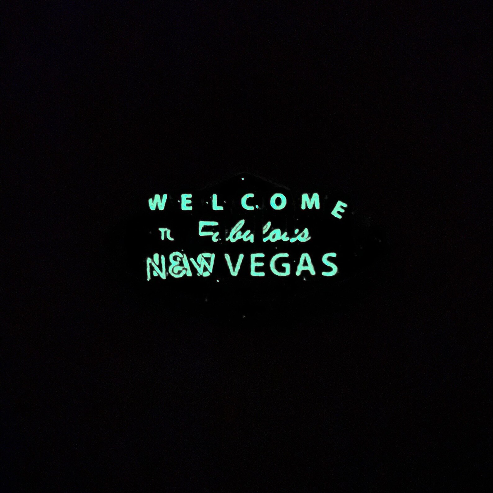Fallout New Vegas Welcome Sign Enamel Pin - Etsy