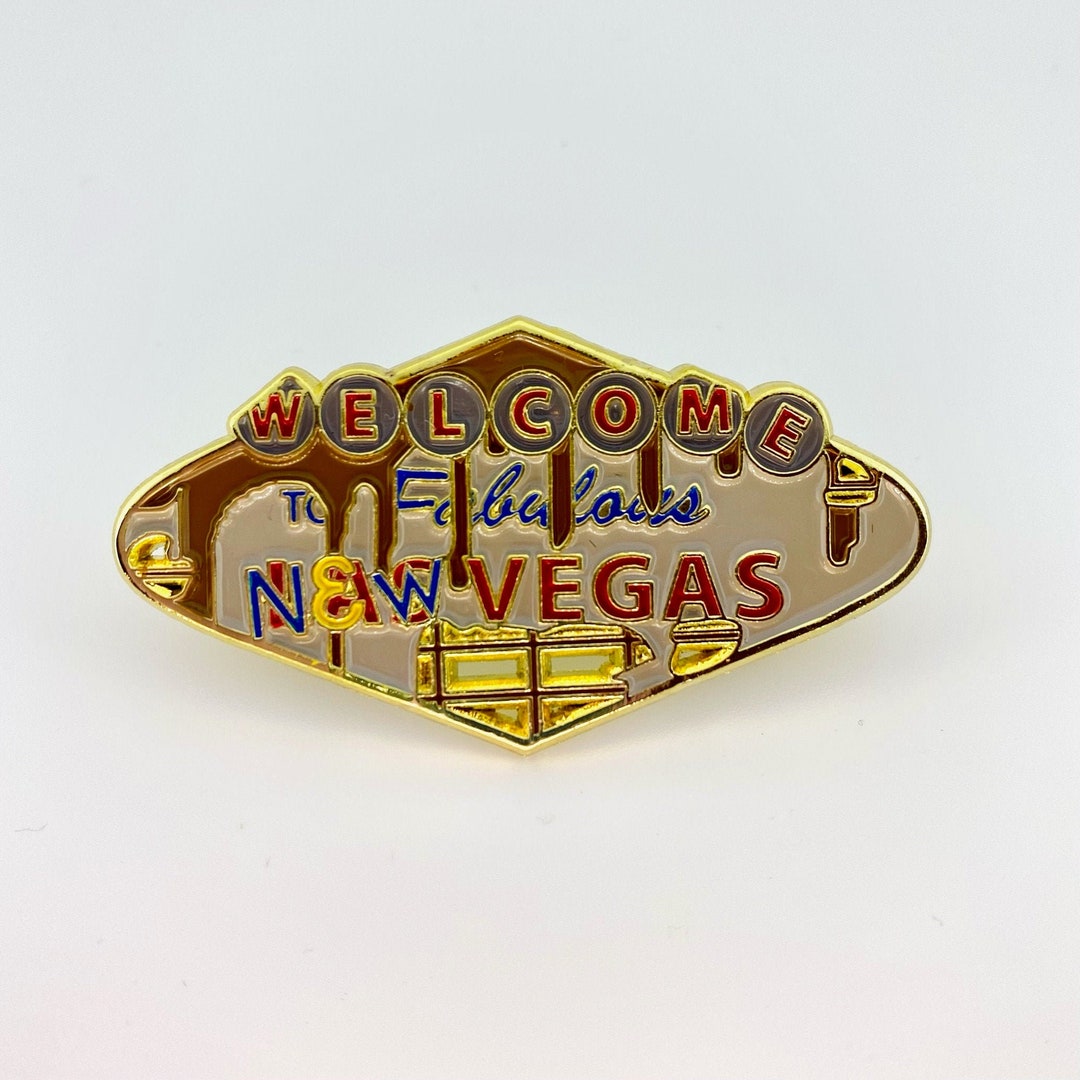 Fallout New Vegas Welcome Sign Enamel Pin - Etsy