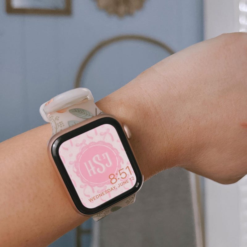 Apple Watch Monogram - Etsy