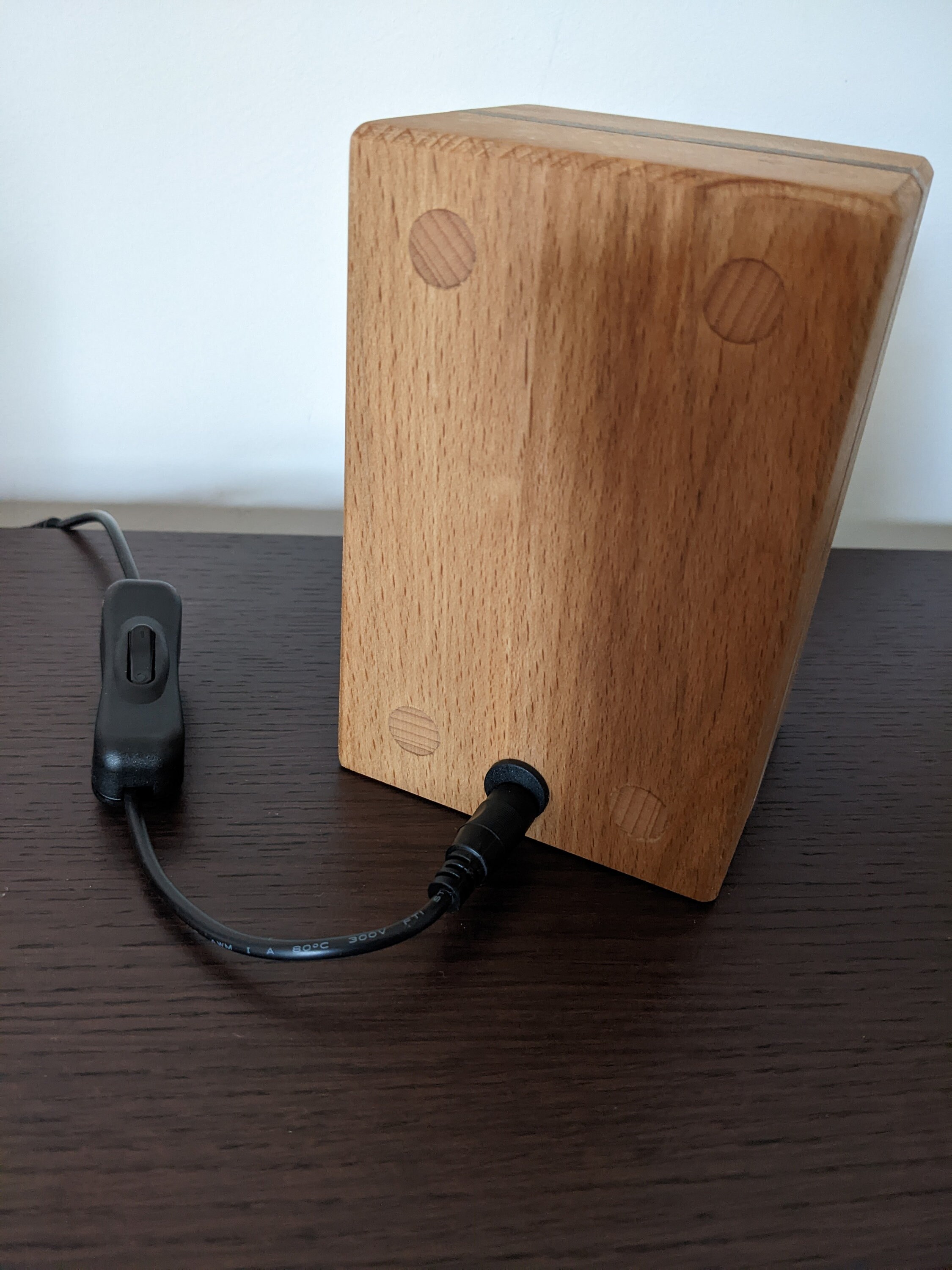 Beech Wood Lamp or Night Light - Etsy