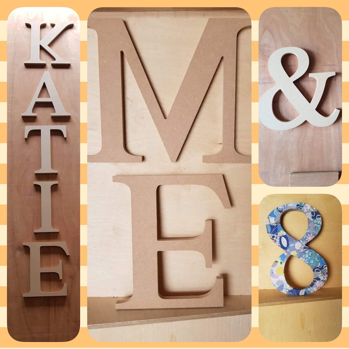 Large MDF Premium Letters Numbers and Symbols 18mm Thick. CNC - Etsy