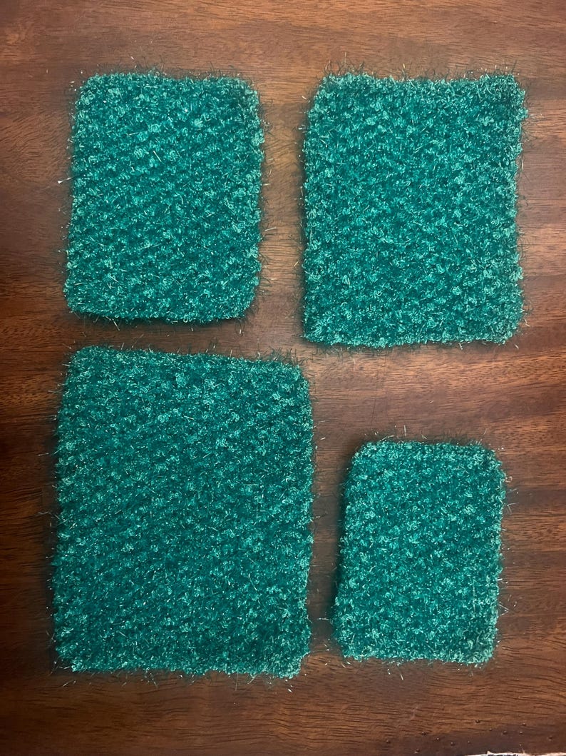 Seed Scrubber Knit Pattern: Household Scrubby, Four Sizes - Etsy