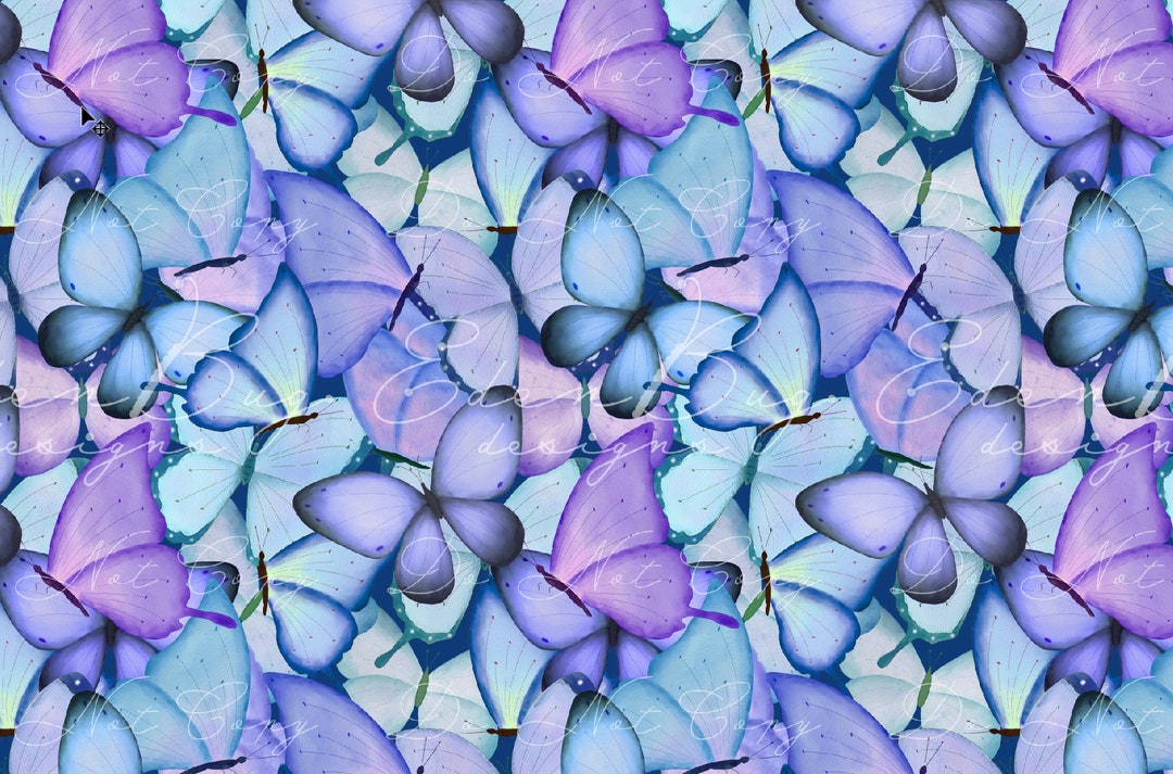 Watercolor Butterfly Digital Paper Watercolor Butter Fly - Etsy