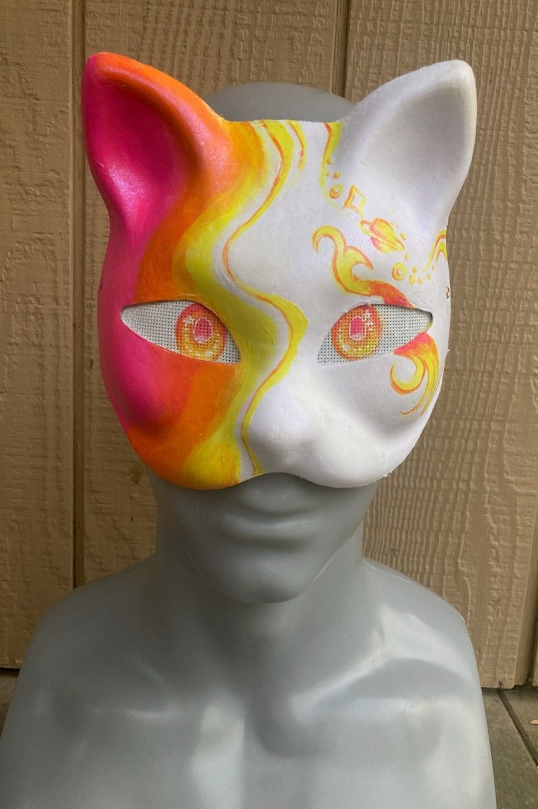 Saturn Ember Cat Mask mystic Collection - Etsy